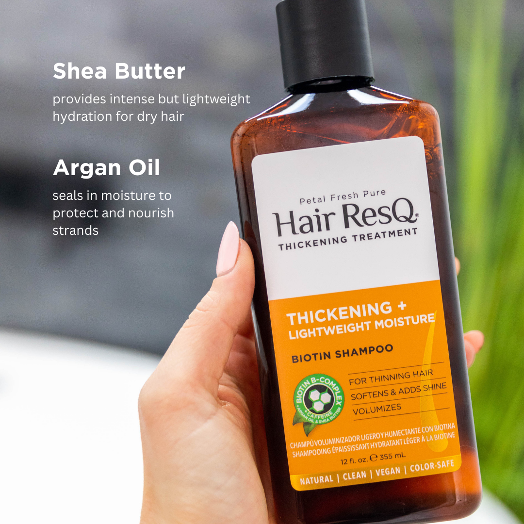 Hair ResQ Thickening Treatment Lightweight Moisture Shampoo with Bioti ...