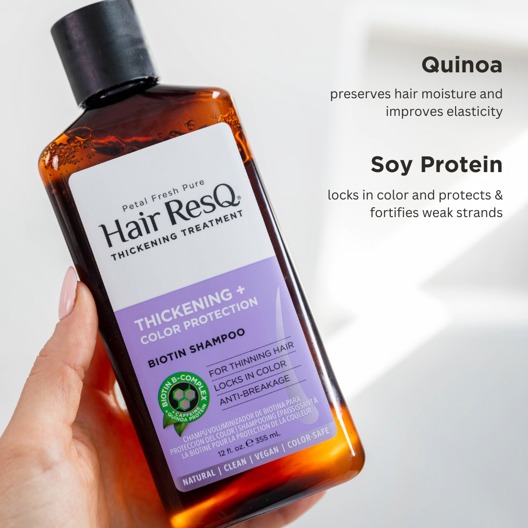 Hair ResQ Thickening Treatment Color Protection Shampoo with Biotin ...