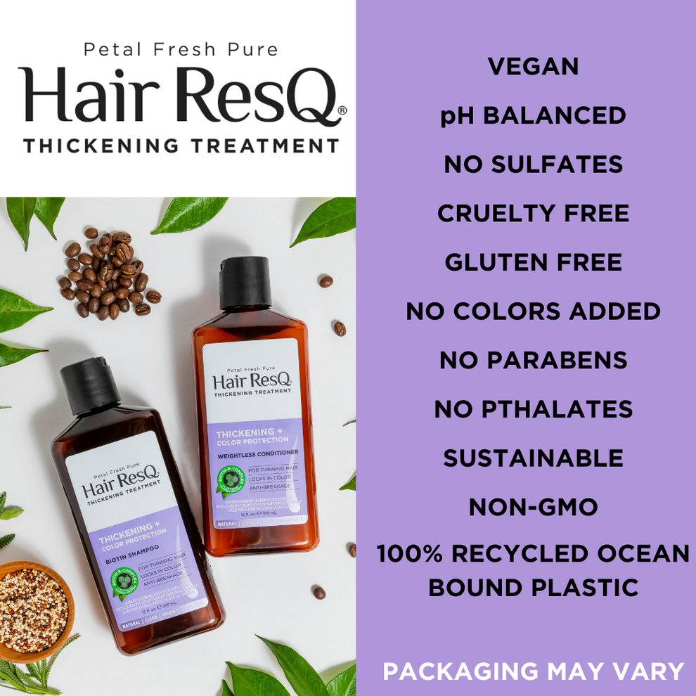 Hair ResQ Thickening Treatment Color Protection Shampoo with Biotin ...